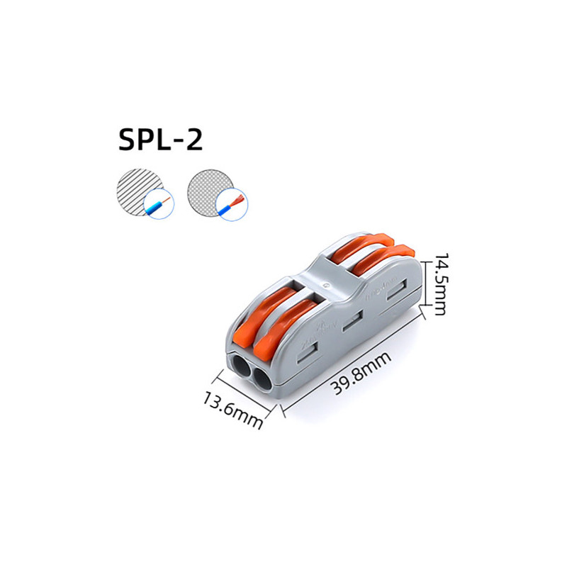 Bloque Terminal SPL-2 | Conector Rápido